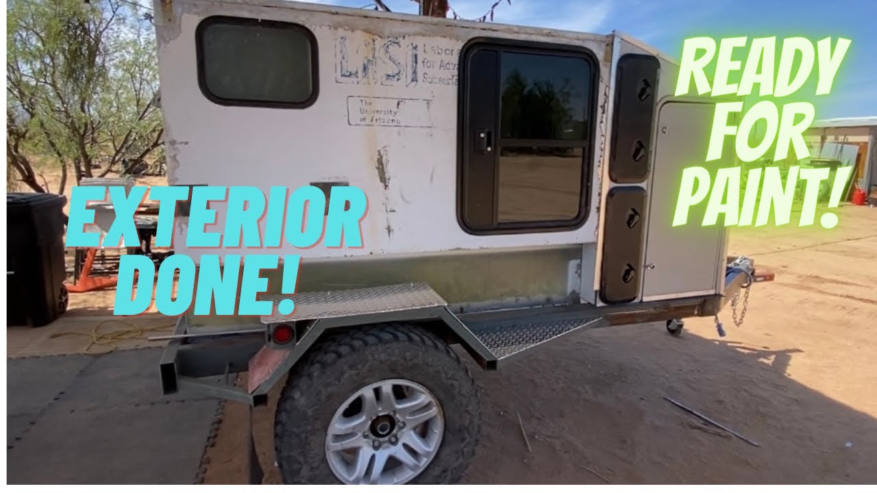 Off Road Square Drop Camper Build Pt 5 - YouTube