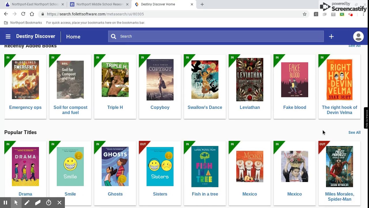 Follet - how to use destiny software to read an ebook - YouTube
