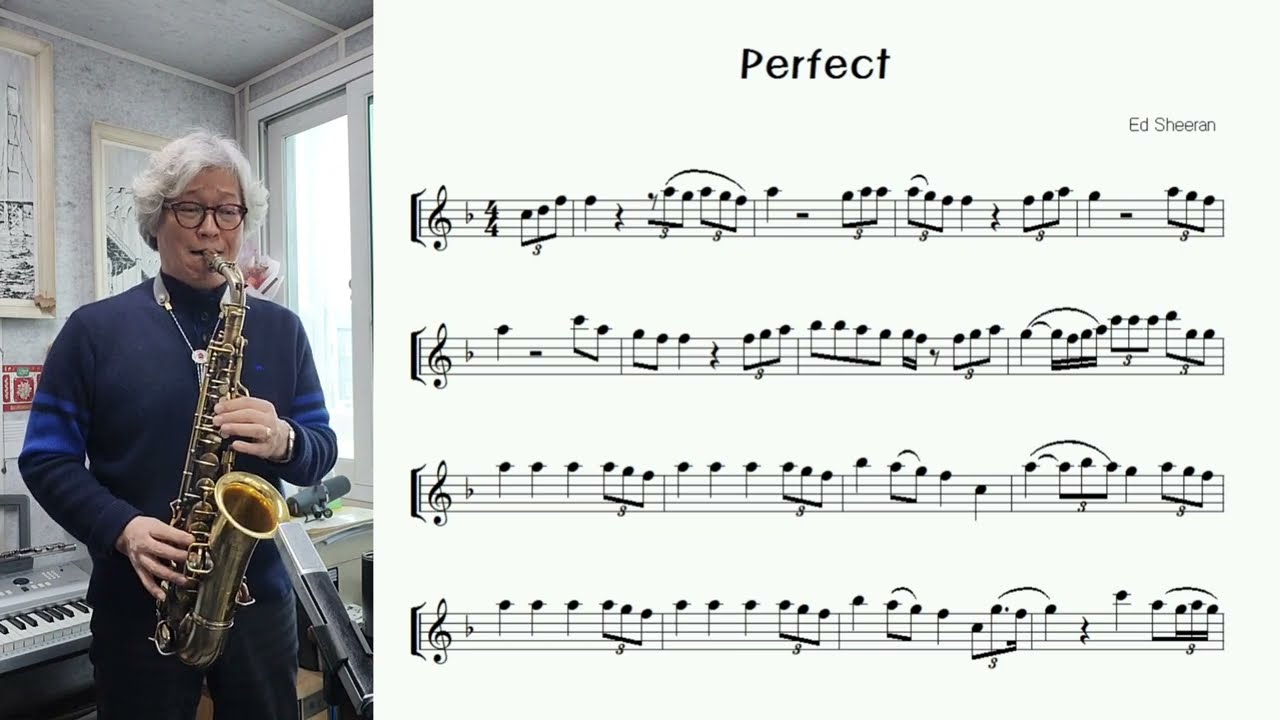 Ed Sheeran "Perfect" Alto Saxophone cover - YouTube