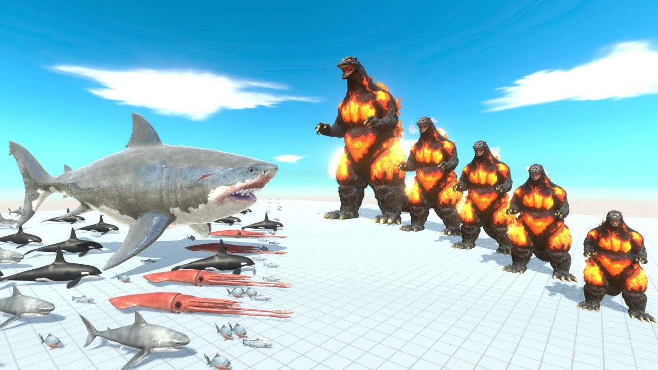 Lava Godzilla Growing VS Bloop Evolves - Lava Godzilla Best Fight - YouTube