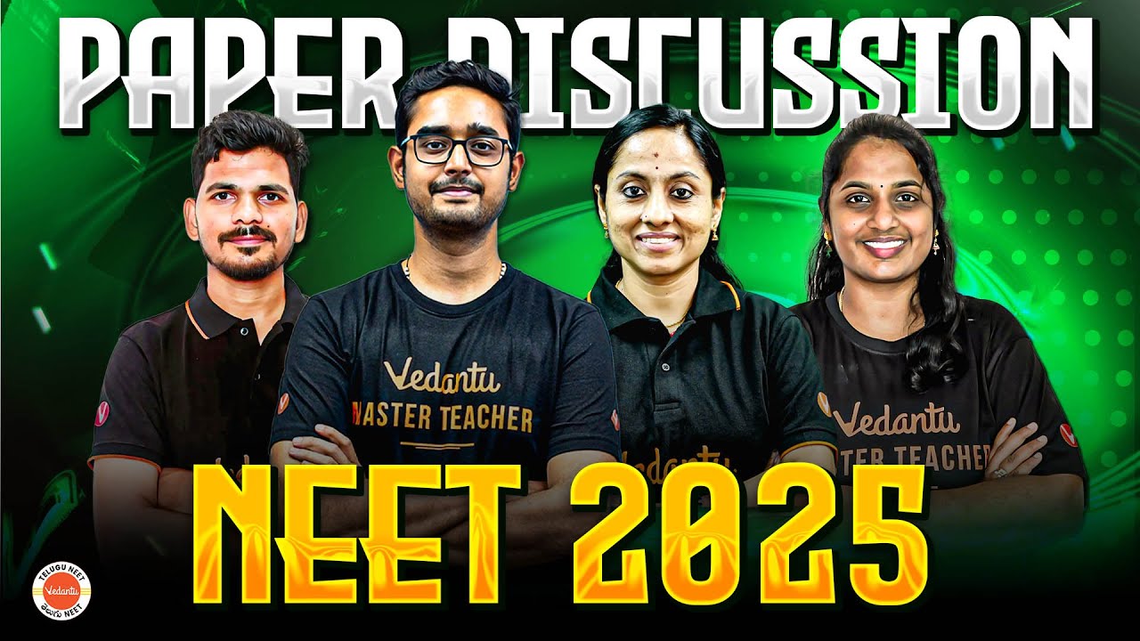 NEET 2025 Paper Discussion 🔥 | Biology | Chemistry | Physics - YouTube