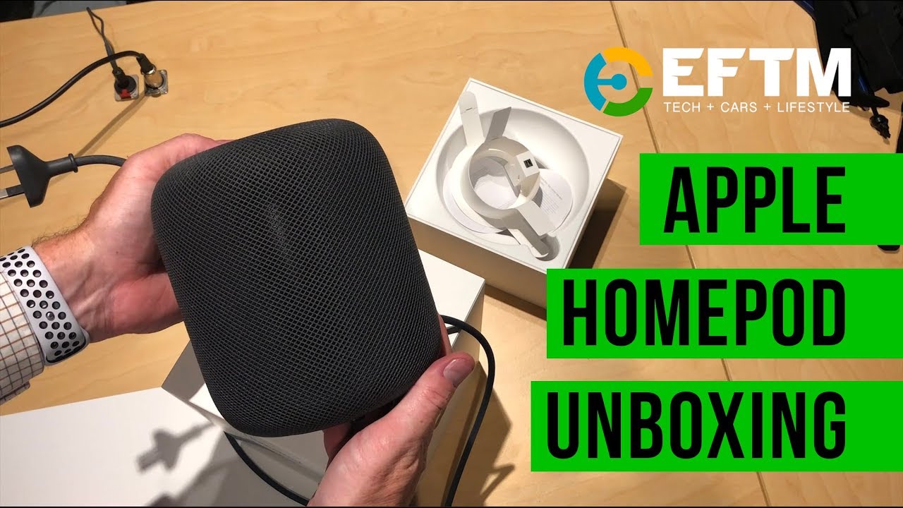 Apple HomePod Unboxing - YouTube