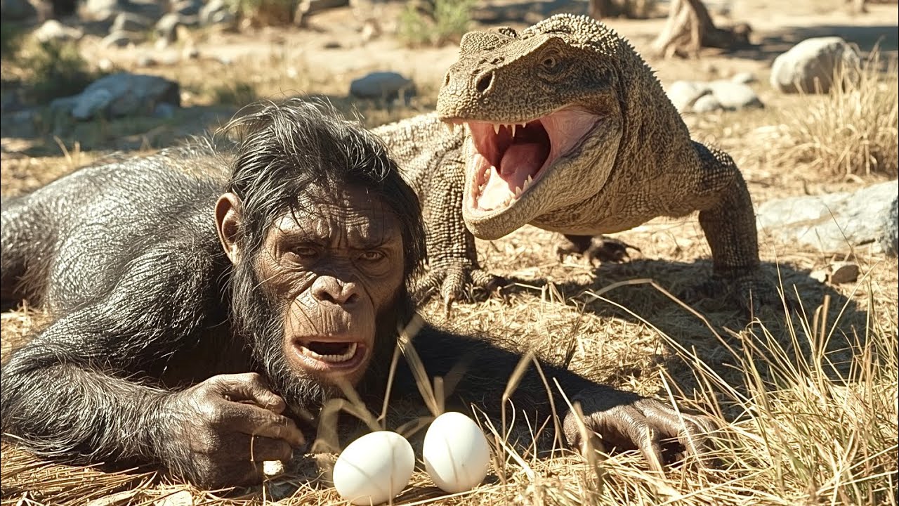 Life Million Years Ago | Komodo Dragon Hunted prehistoric Human - YouTube