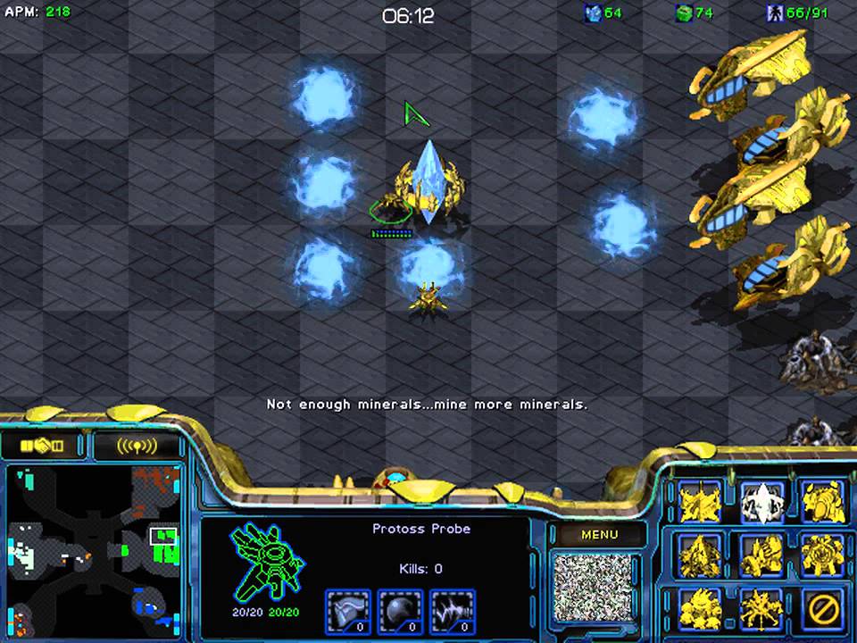 스타크래프트 빨무 3:3 팀플 커세어 리버 (starcraft brood war 3vs3 fastest map corsair ...