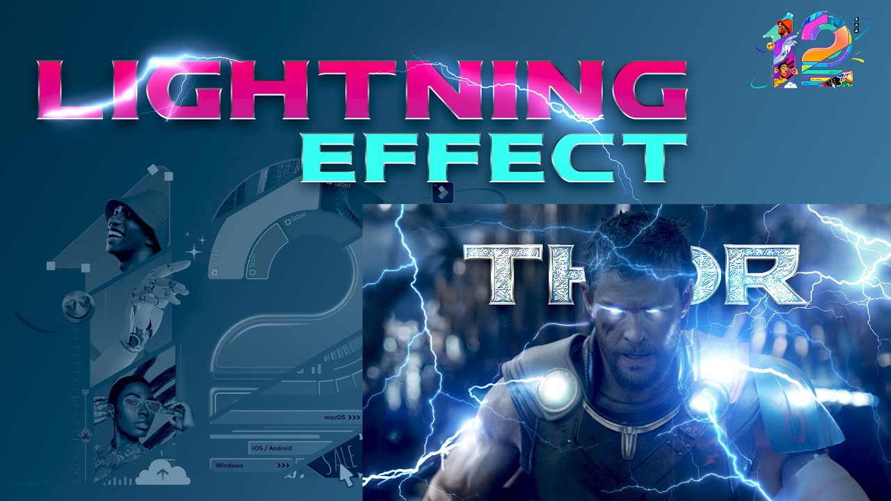 Thor Lightning Effect - YouTube