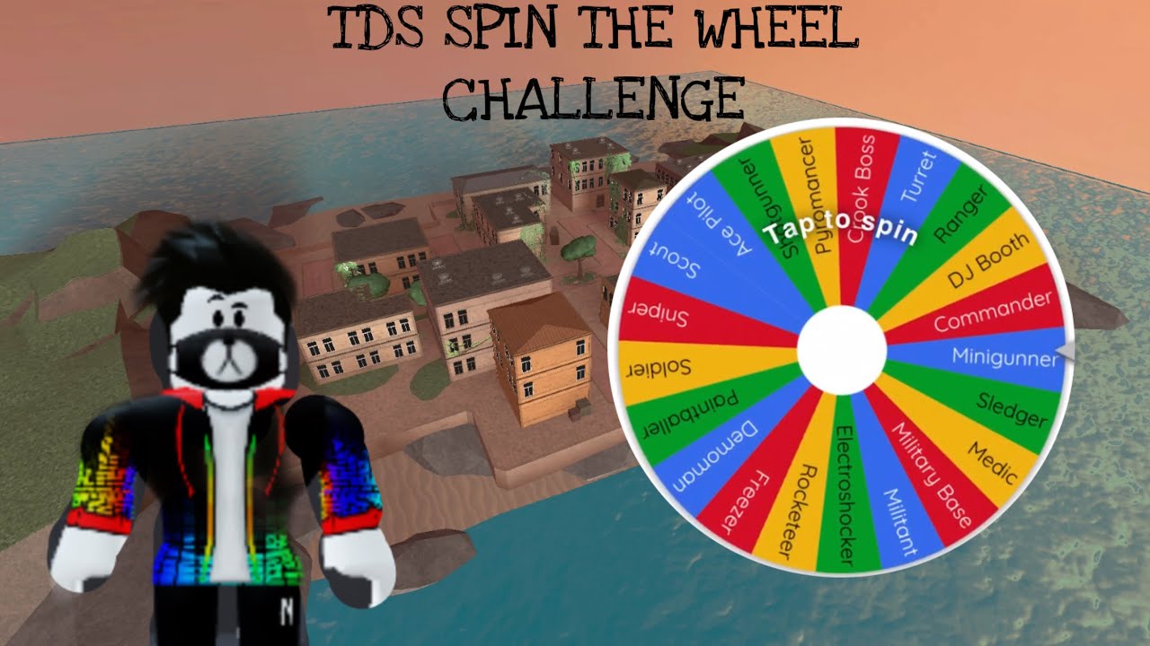TDS Spin The Wheel Challenge (Tower Defense Simulator) ROBLOX # ...