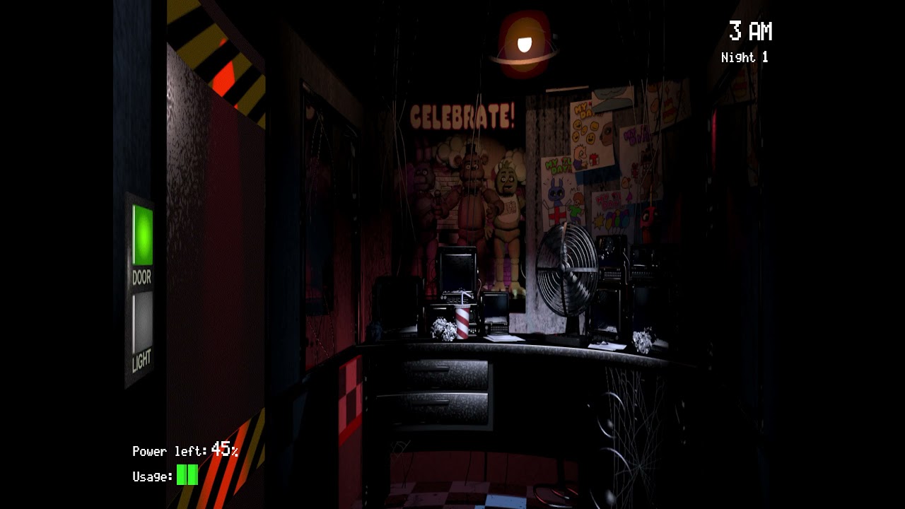 Fnaf 1 Gameplay - YouTube