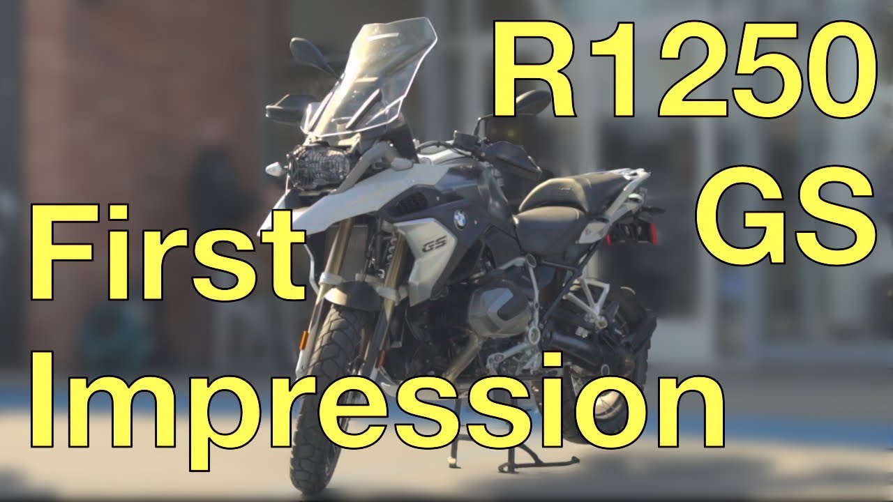 Buying My FIRST GS - BMW R1250GS First Impression/POV - YouTube