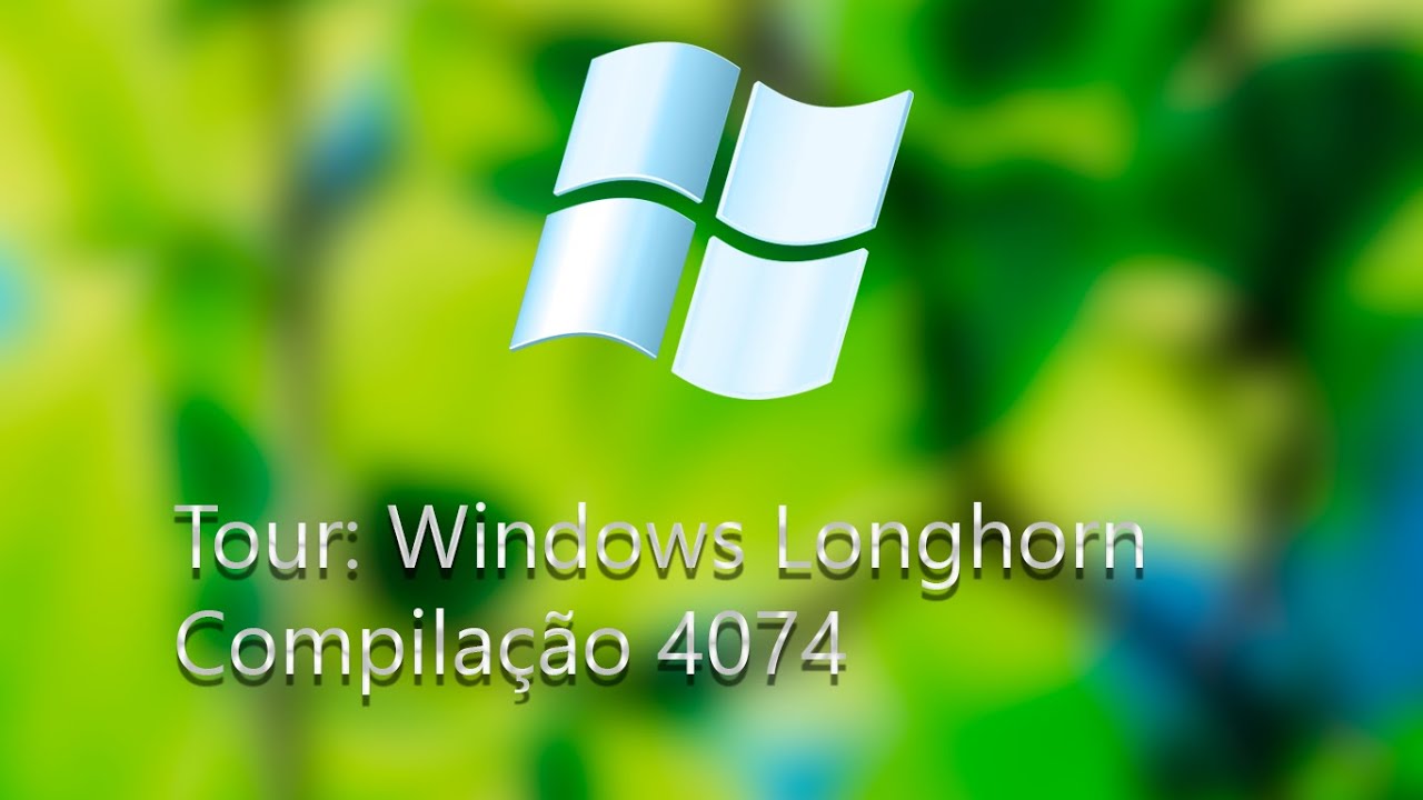 Tour pelo Windows Longhorn Build 4074 - YouTube