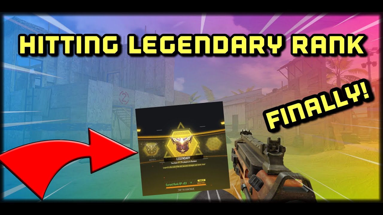 HITTING LEGENDARY RANK in CALL OF DUTY MOBILE (FINALLY) - CODM - YouTube