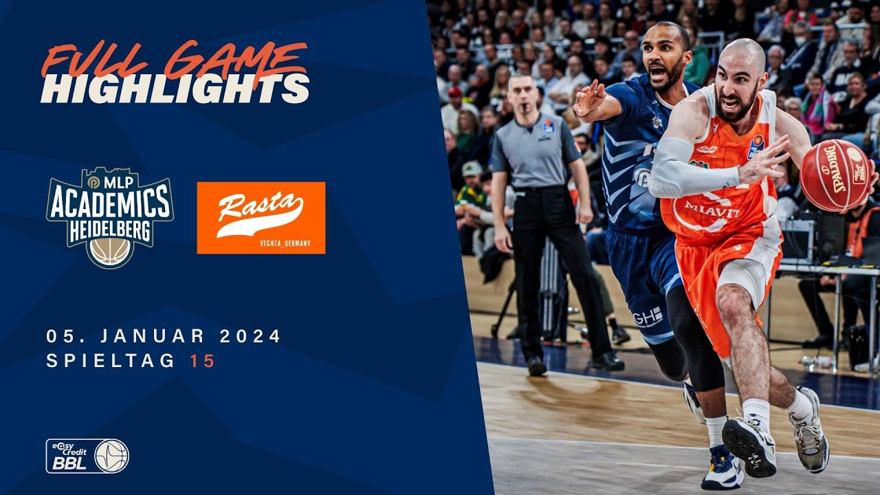 MLP Academics Heidelberg vs. RASTA Vechta - Full Game Highlights ...