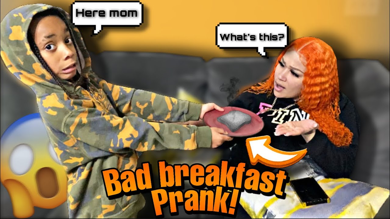 KD DA KID PRANKS MOM!!! BAD FOOD PRANK ON MOM (SHE WAS ANGRY) - YouTube