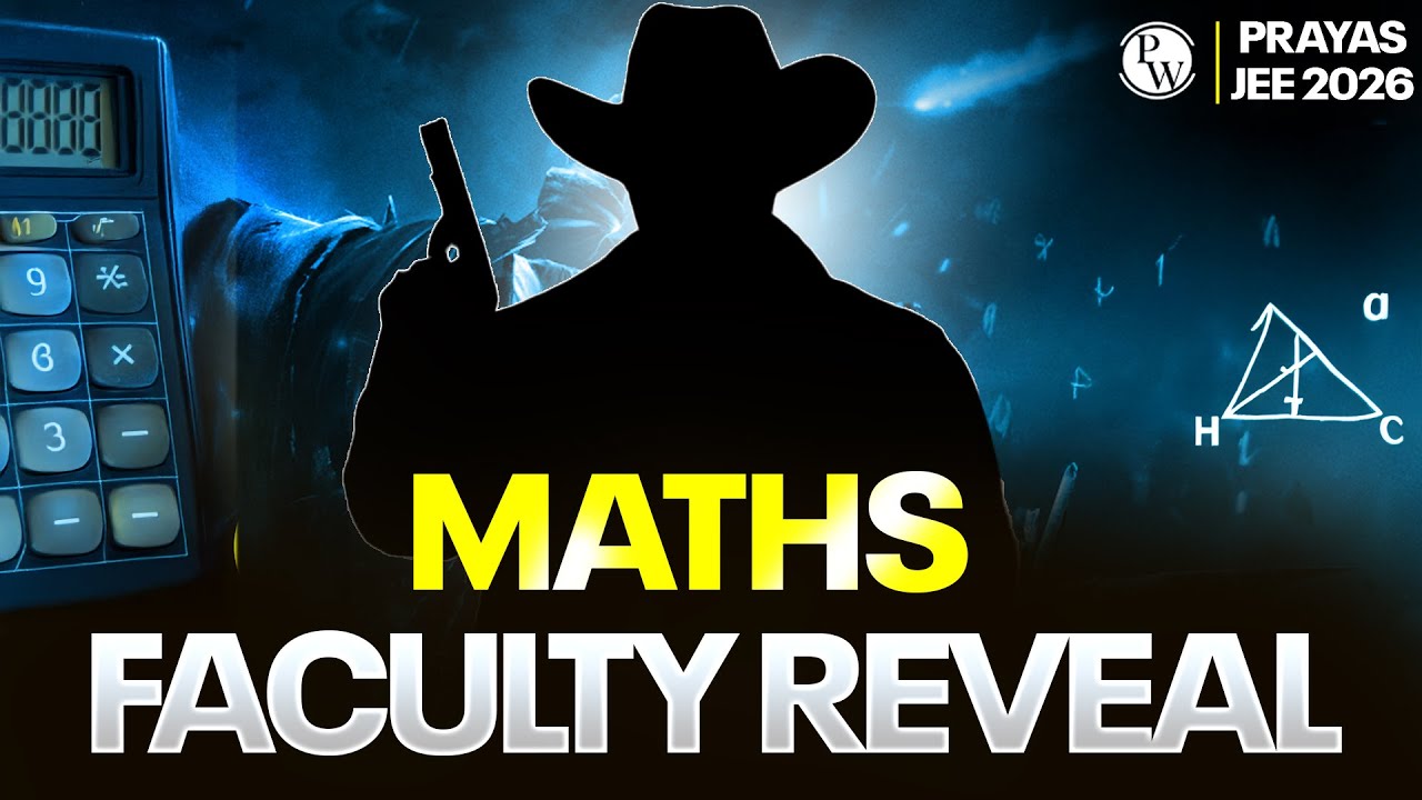 THE LEGEND of MATHS☠️ - Faculty REVEALED🔥 || Prayas JEE 2026 - YouTube