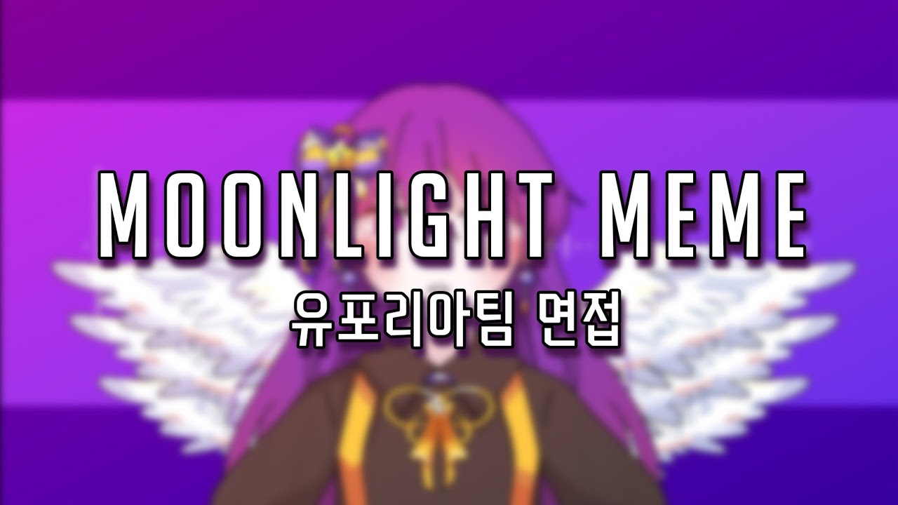 [탈락] MOONLIGHT MEME * 유포리아팀 면접 - YouTube