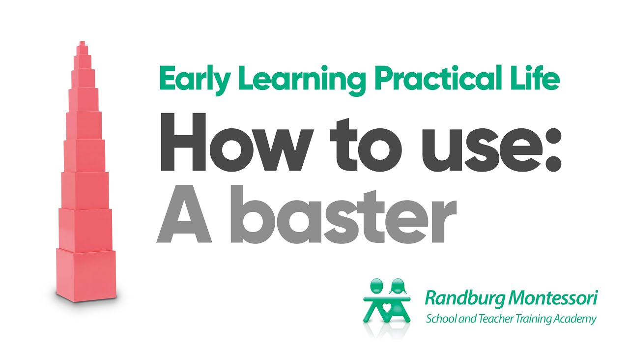 How to use: A baster. Montessori Pre-School (primary). - YouTube