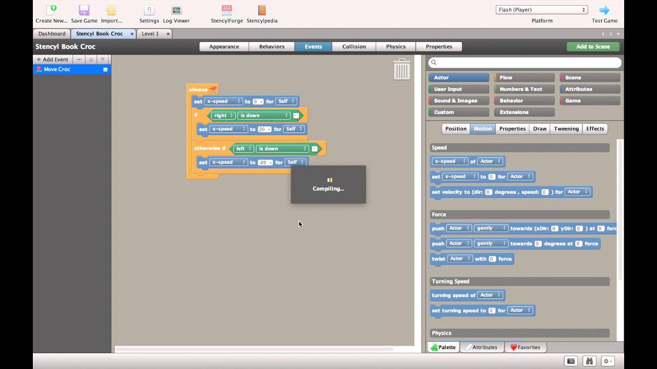 Stencyl for Beginners pt II - YouTube