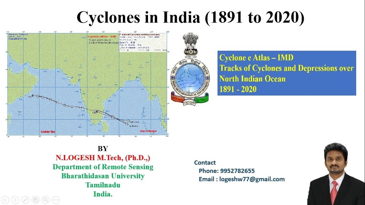 Cyclone Tracks Download for India/ e Atlas/ 1891 to 2020 - YouTube