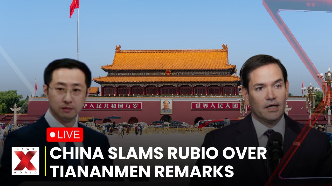 LIVE: China Condemns Rubio’s Remarks on Tiananmen Crackdown as ‘Attack ...