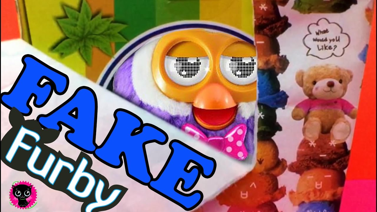 Fake FURBY Knock Off Furby FAKE toy Review Unboxing Video - YouTube