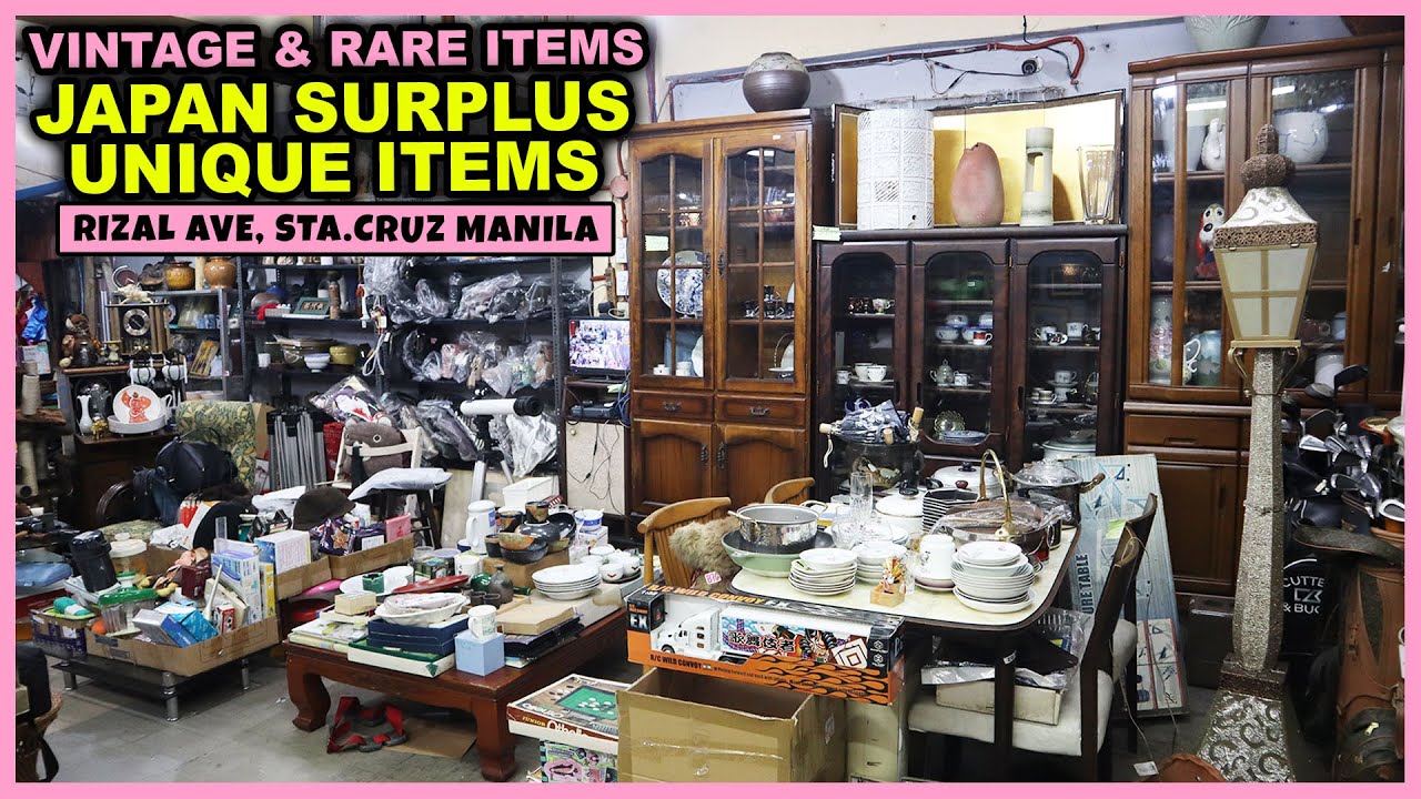 BAGSAKAN DITO NG MGA VINTAGE, RARE AT UNIQUE JAPAN SURPLUS ITEMS MARAMI ...