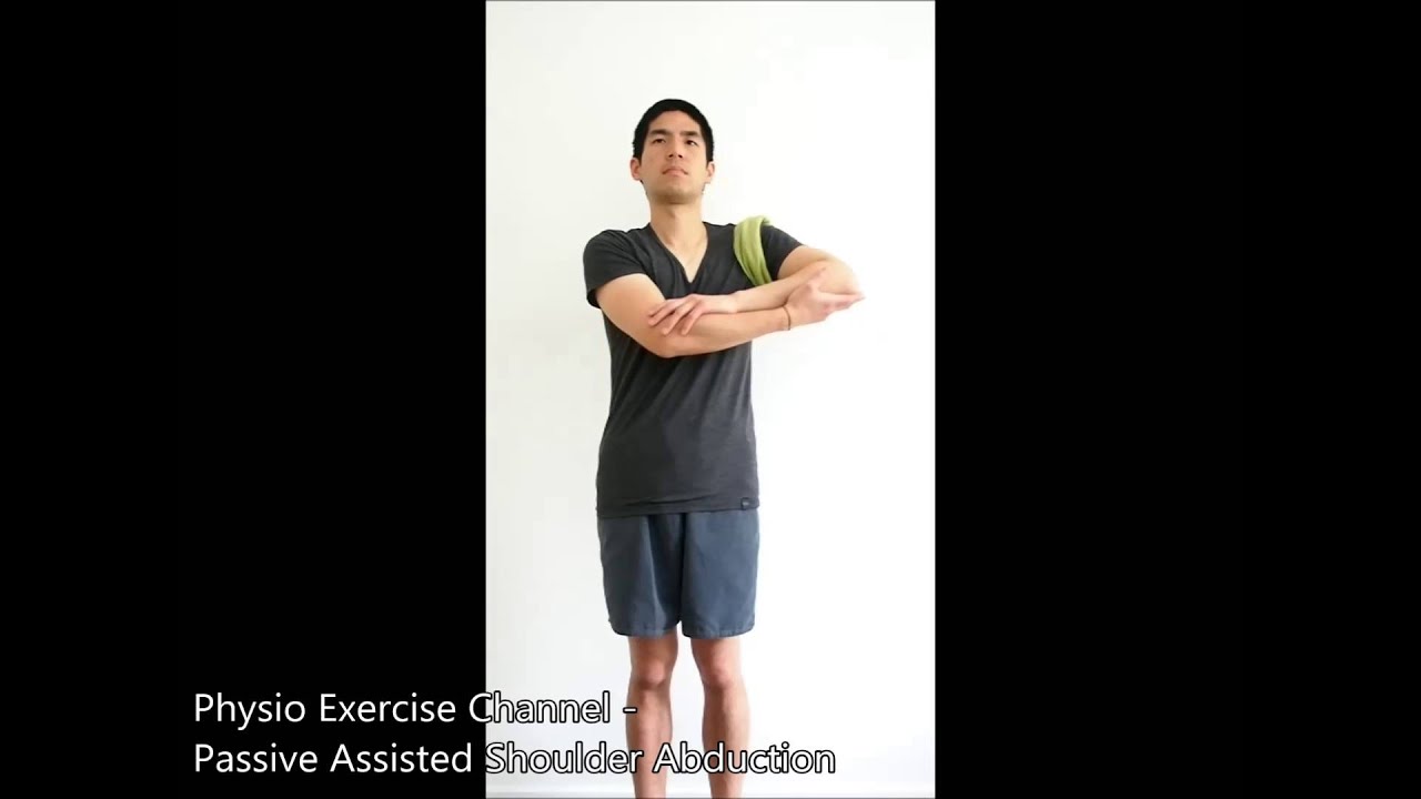 Passive Assisted Shoulder Abduction - YouTube