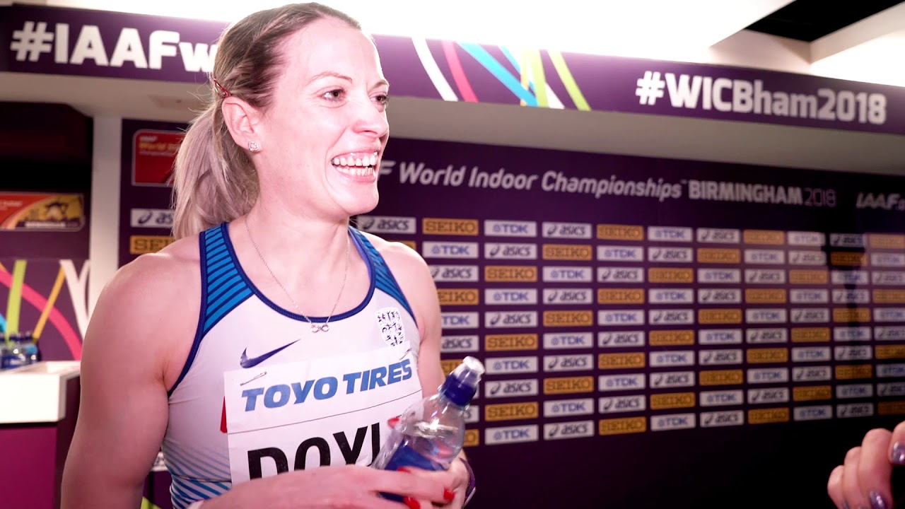 Kelly Massey - World Indoor Championships Random Questions - YouTube