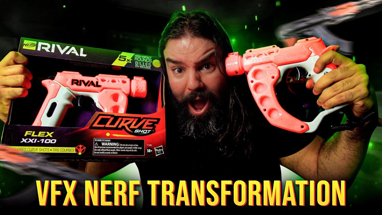 I transformed my Nerf gun into a sci-fi weapon - YouTube