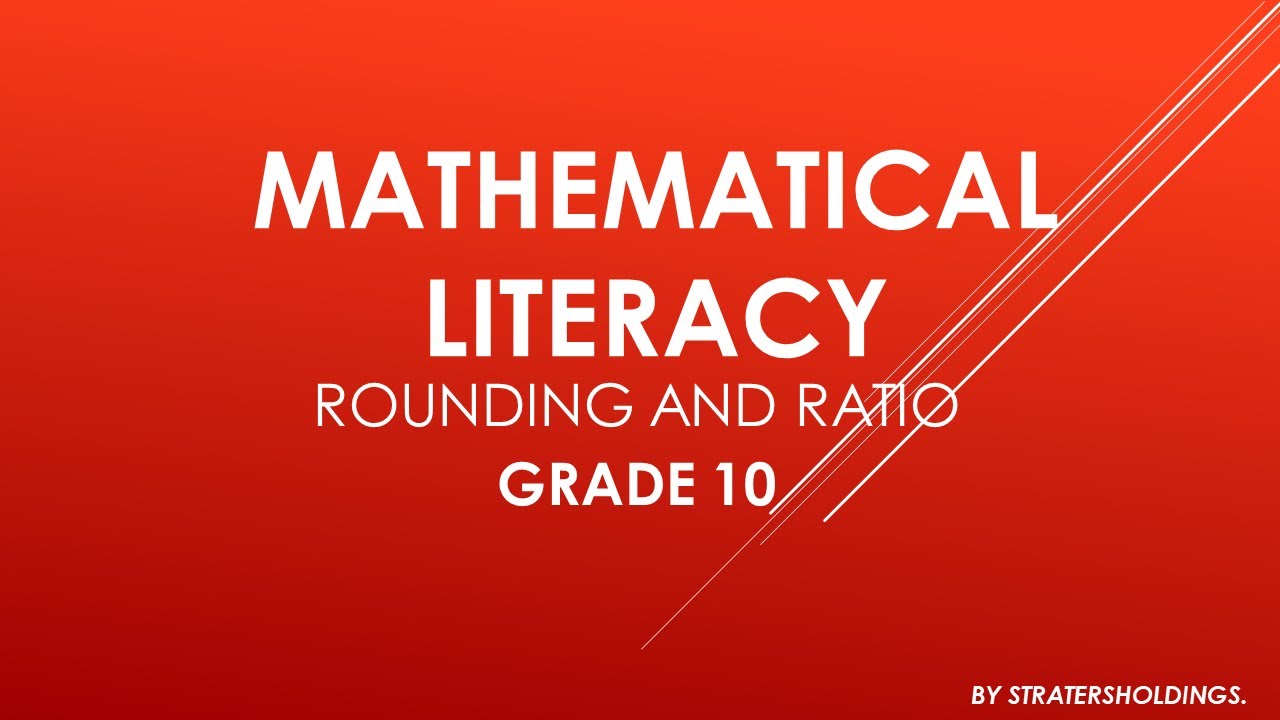 MATHEMATICAL LITERACY GR 10 - YouTube