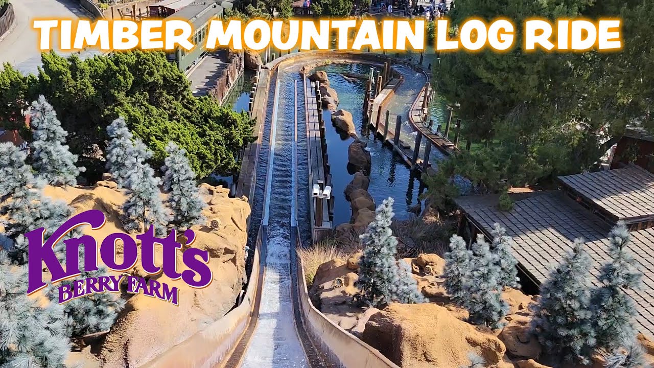 POV Timber Mountain Log Ride at Knott's Berry Farm (2021) - YouTube