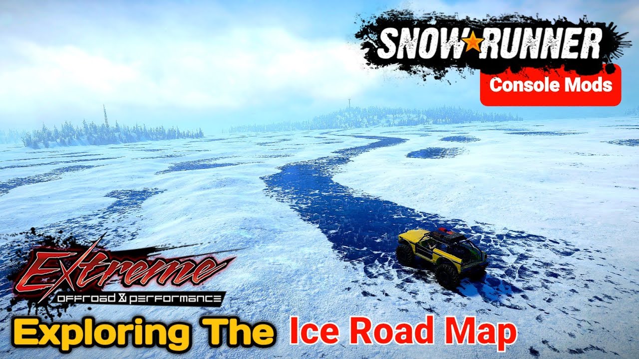 Exploring The Ice Road Map In Snowrunner Phase 7 Update - YouTube