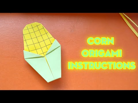 Corn Origami Instructions - YouTube