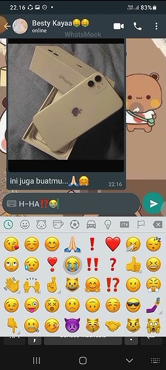 pov: Di kasih hadiah dari besty 🤑🤑 | #whatsmock #shorts #fakechat - YouTube