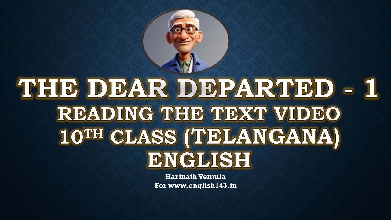 The Dear Departed 1 Reading the Text Audio Video Lesson - YouTube