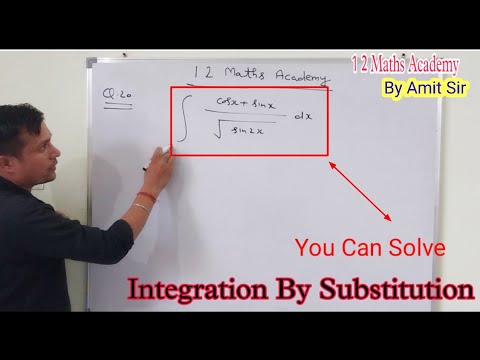 Exercise 2 Question Number 20 Integration By Substitution || 1 2 Maths ...