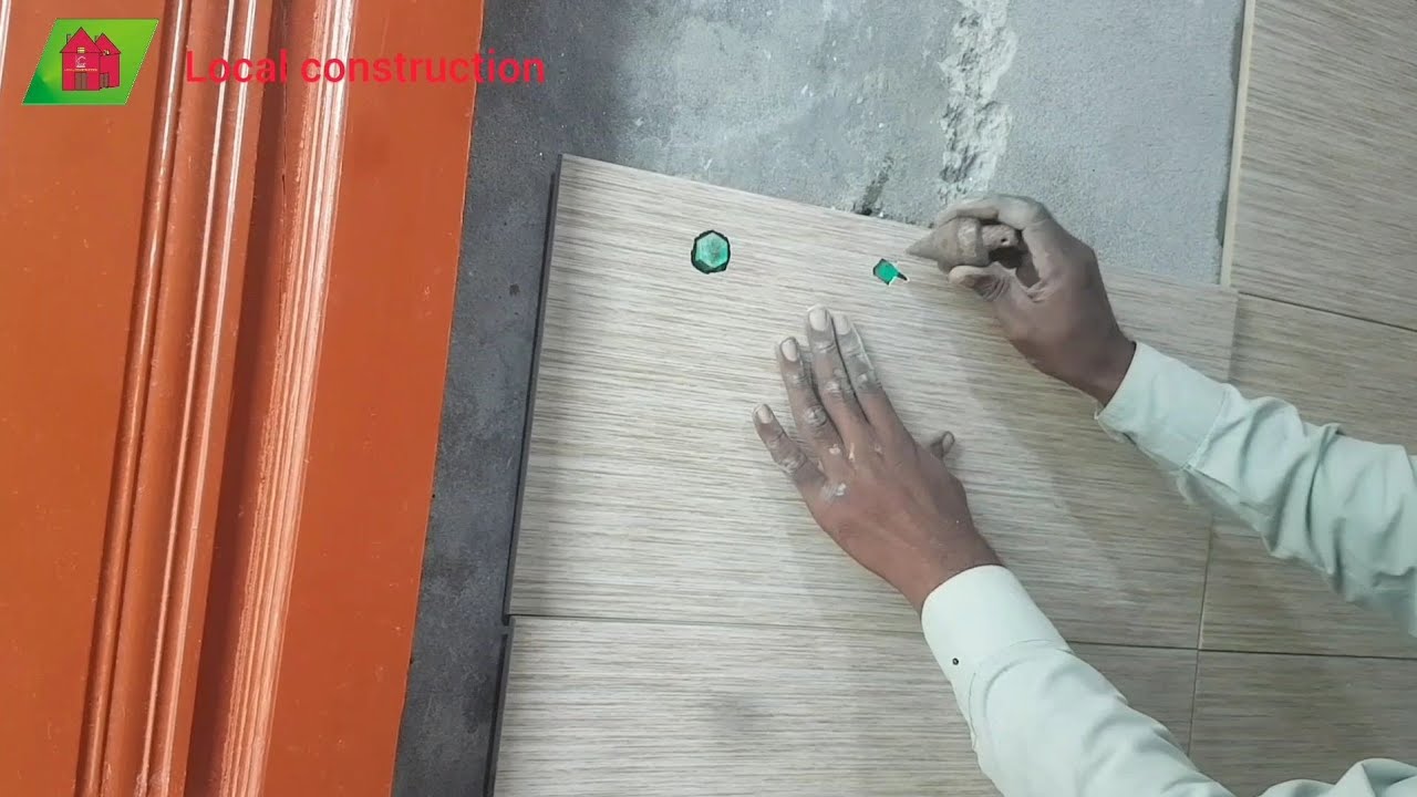 How to make perfect hole in tile || one minut quick tiling tips ...
