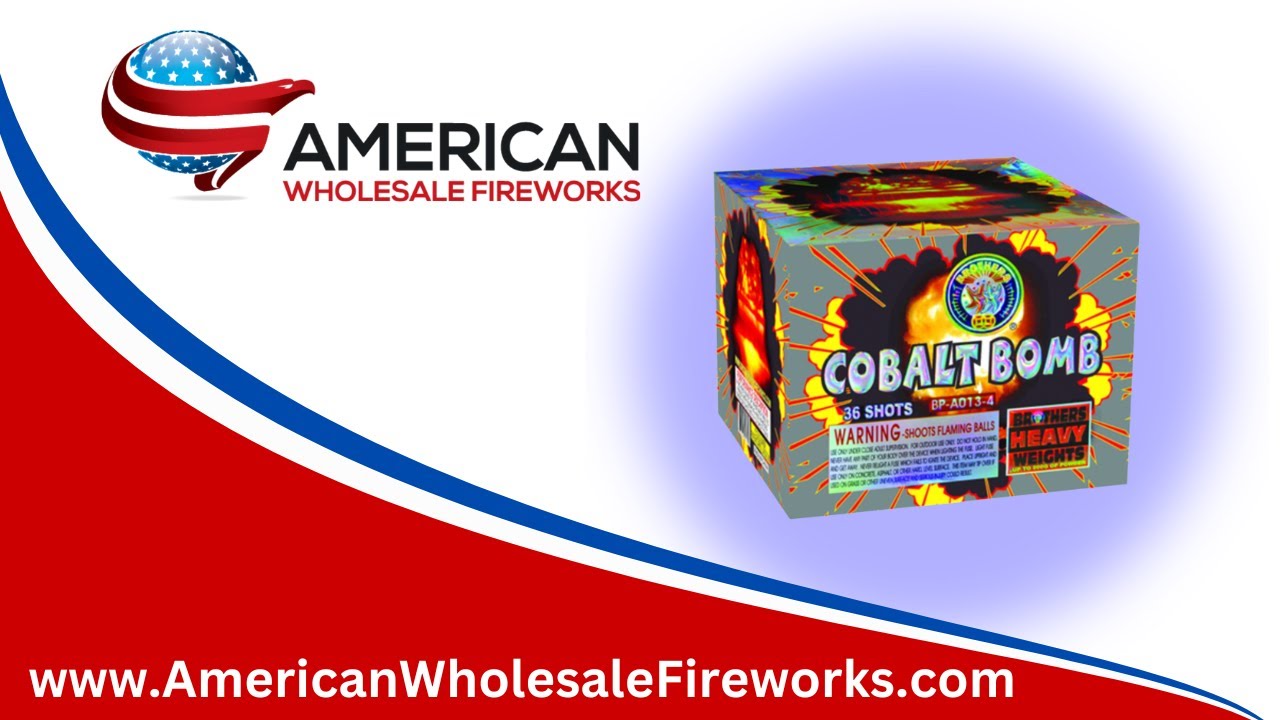 Cobalt Bomb - BPA013-4/G ... Available at American Wholesale Fireworks ...