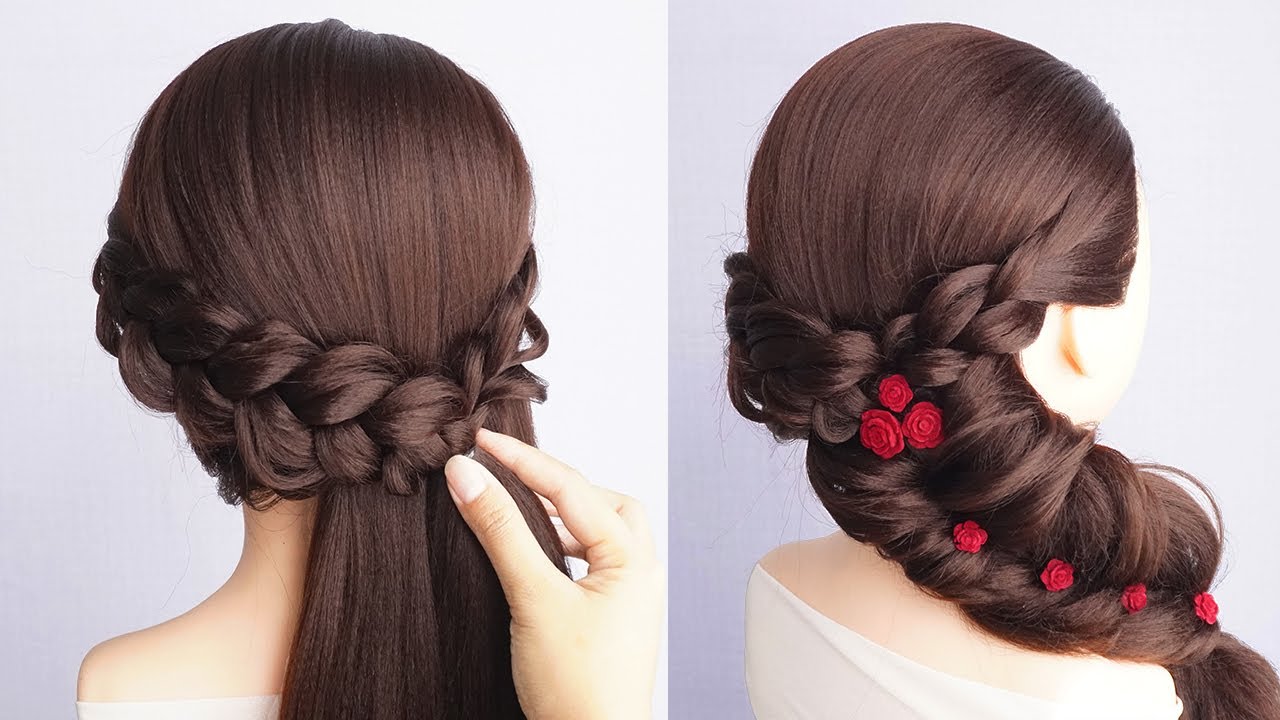 Mastering The Art Of The Messy Side Braid Hairstyle For Long Hair - YouTube