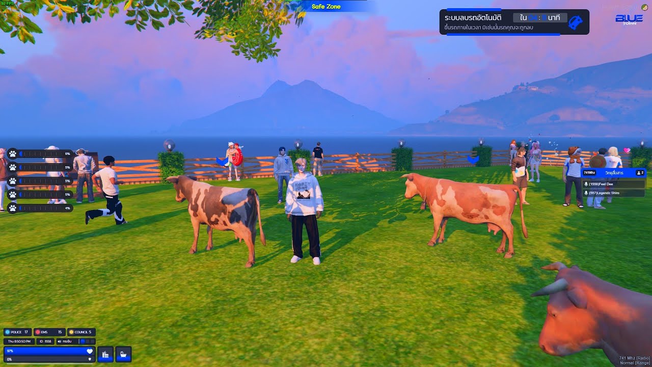 พูนลัมไพ I GTA V ROLEPLAY BLUE TOWN - YouTube