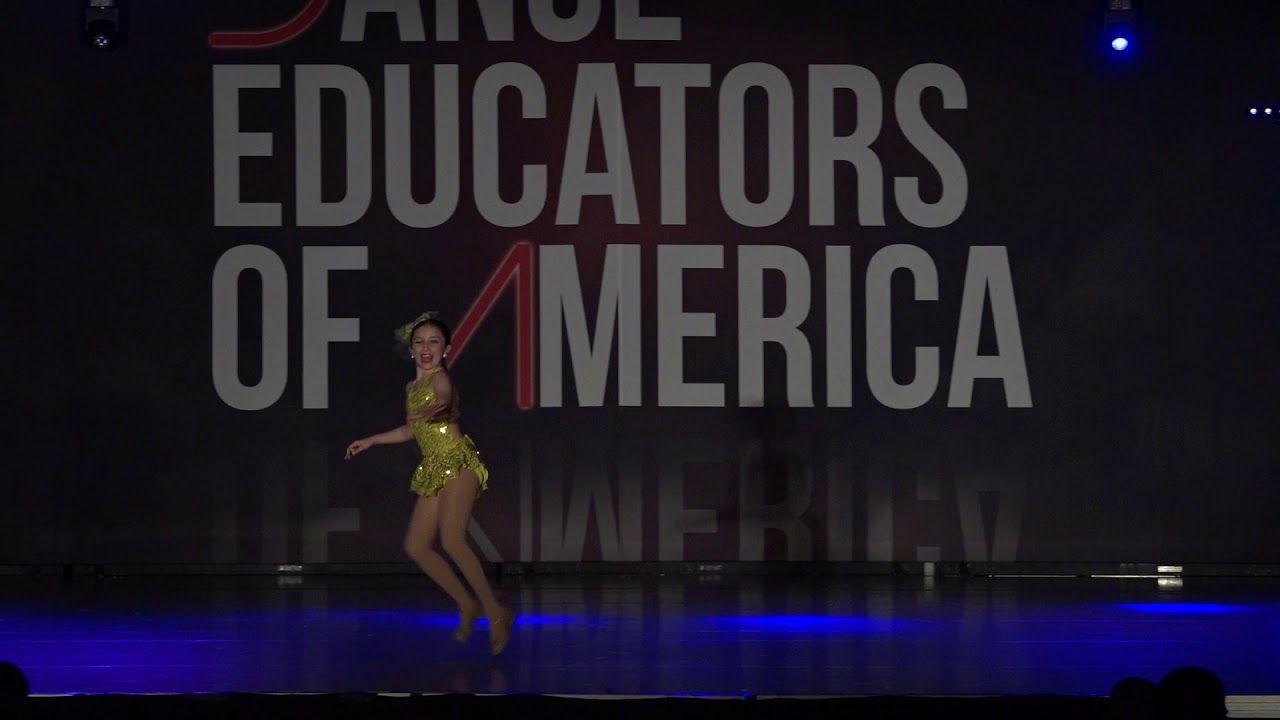 Riley Goodman, age 9, Tap Solo 42nd St. - YouTube