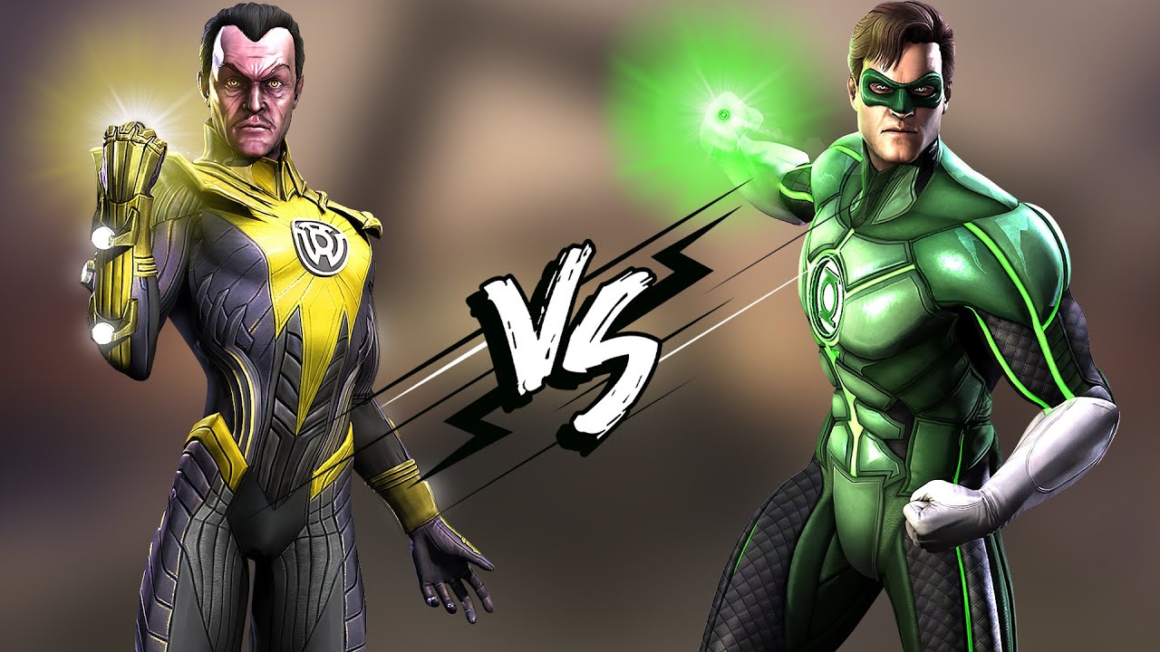 Injustice - Sinestro vs Green Lantern - YouTube