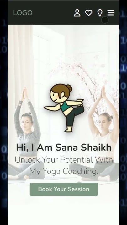Responsive Yoga Website | #shorts #coding #responsivewebsite #webdevelopment #webdesign # ...