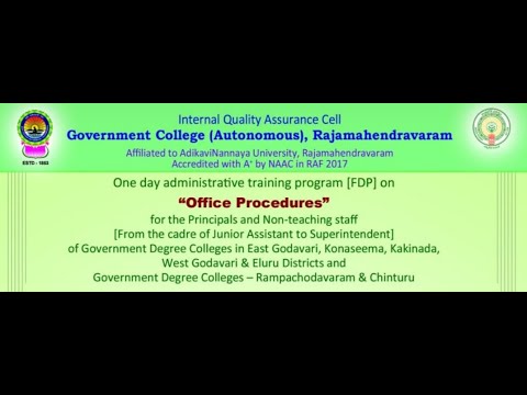One Day Administrative Training Program on "Office Procedures" - YouTube