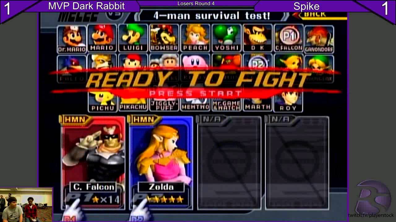 146 Smash 2: Melee - MVP Dark Rabbit(Falcon) VS Spike(Sheik) - YouTube