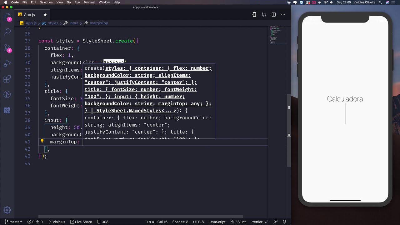 Aula 1 - React Native Calculadora - YouTube