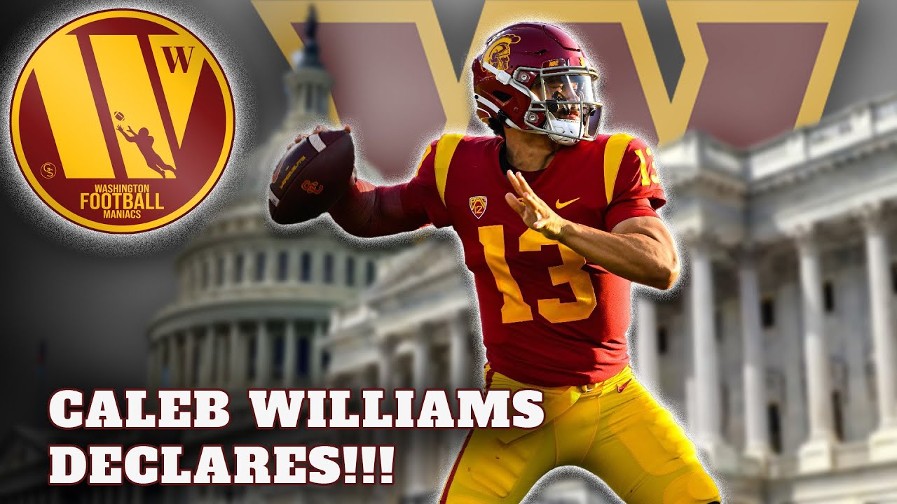 Caleb Williams DECLARES For The NFL DRAFT! - YouTube