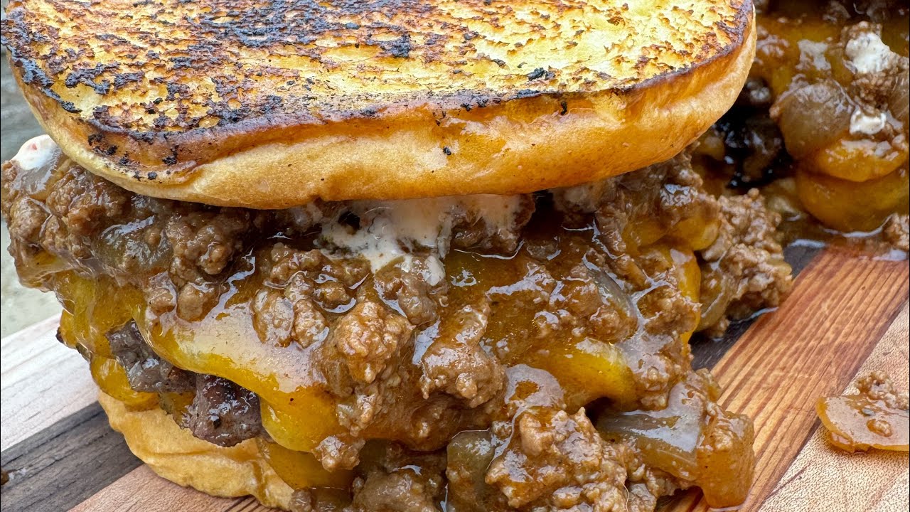 Double Chili Cheese Burgers! - YouTube