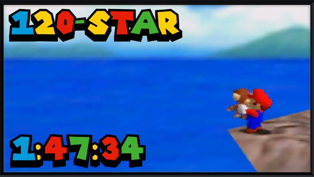 Super Mario 64 (N64) 120-Star [1:47:34] - YouTube