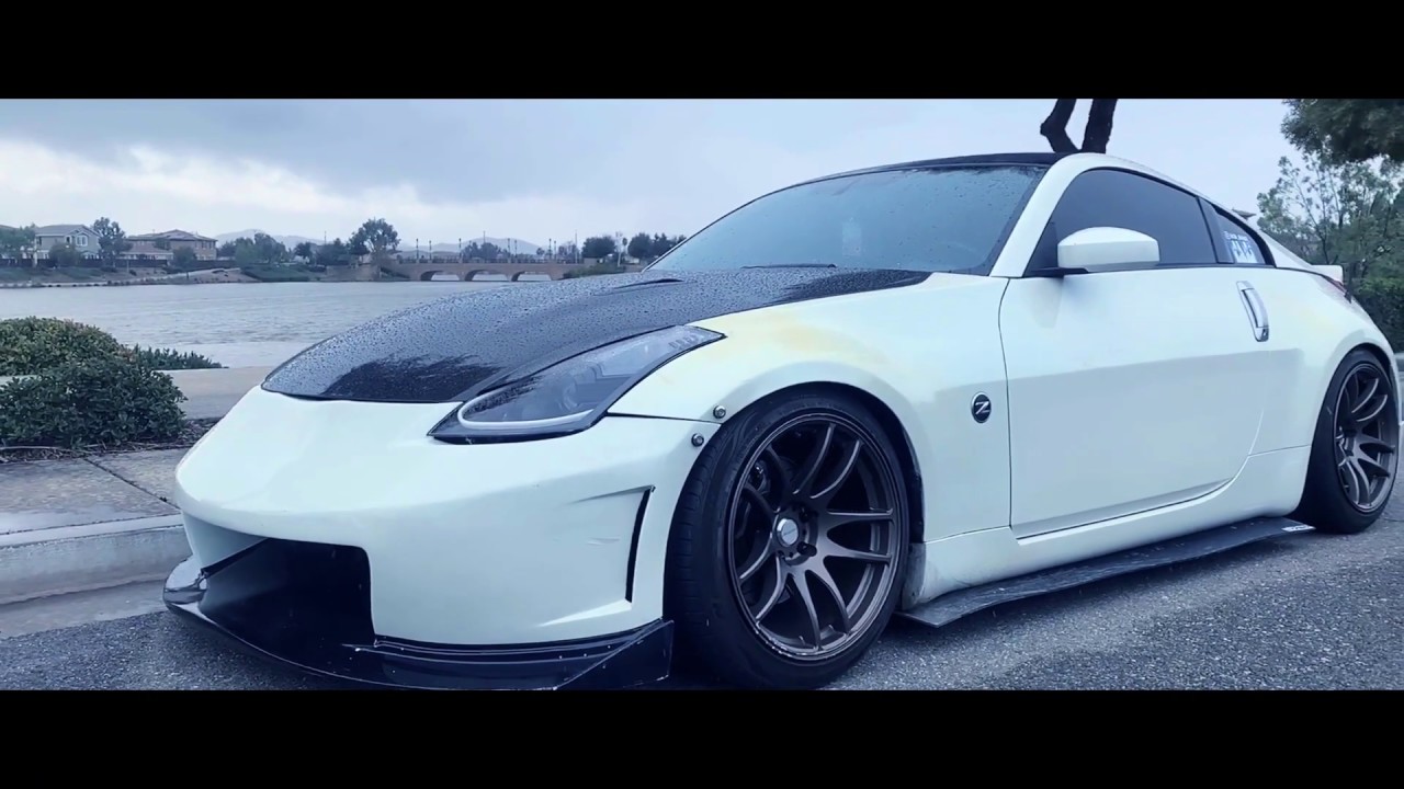 Slammed And Modded 350z. - YouTube