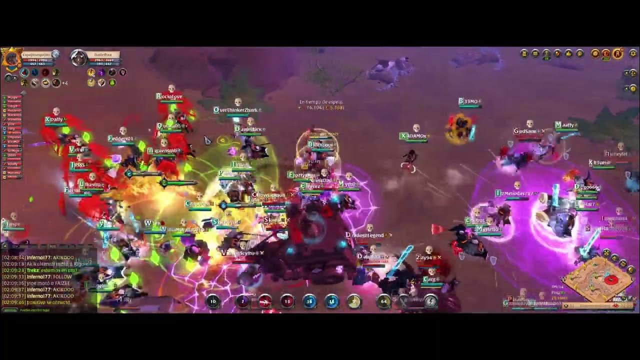 Bloody Frenzy Vs Never Care [Zona Roja] - Albion Online ZvZ - YouTube