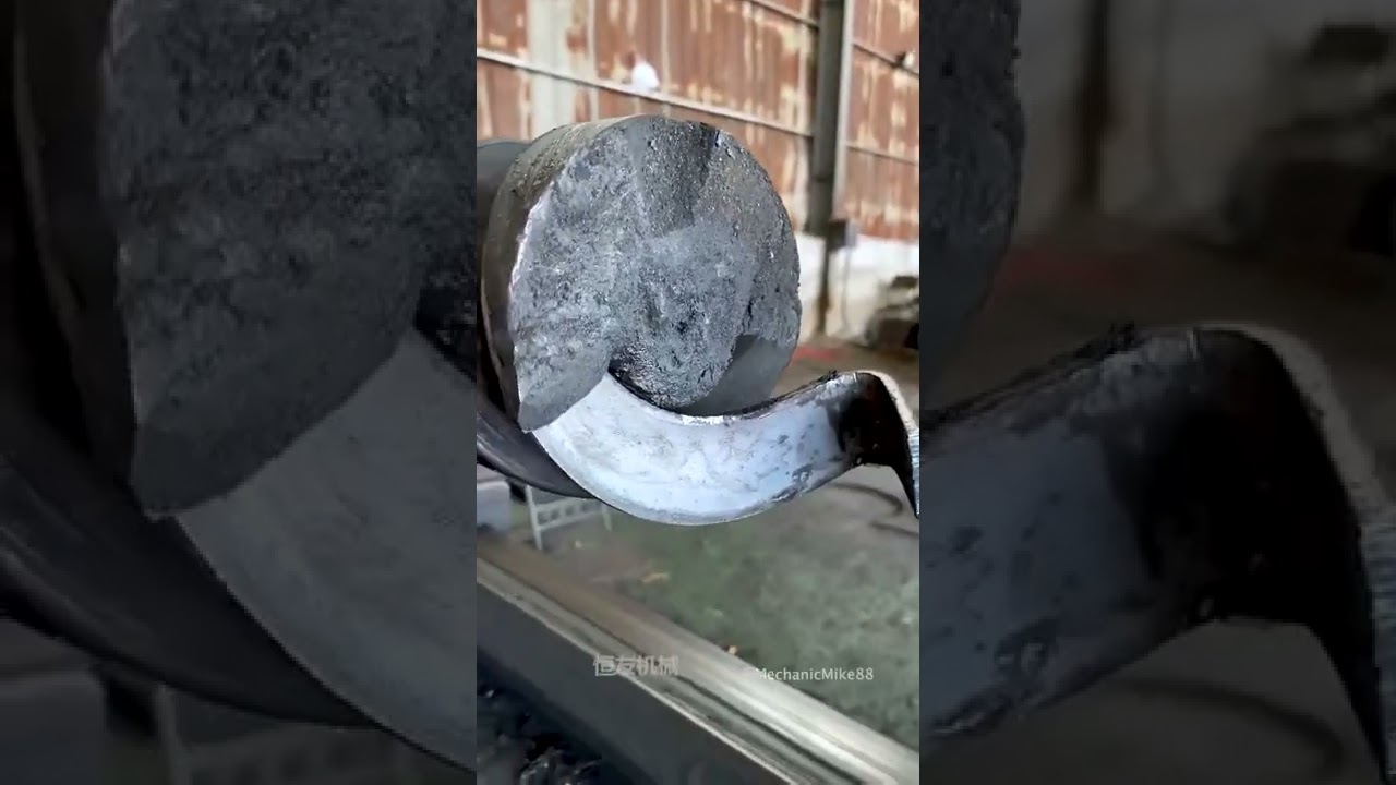 Helical blade production - YouTube